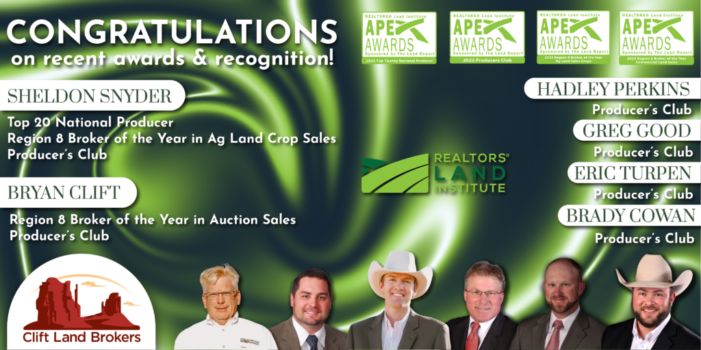 6 CLB AGENTS RECOGNIZED AS NATIONAL AWARD WINNERS - Clift Land Brokers